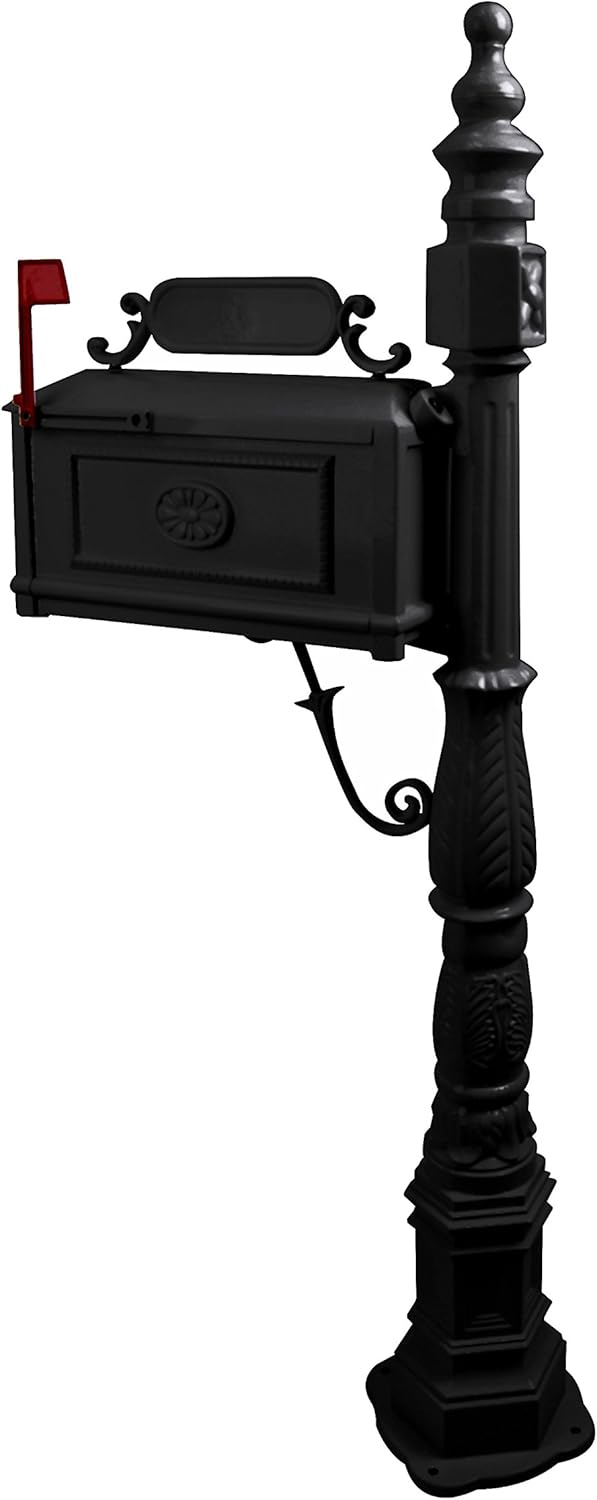 Amazon.com: Heavy Duty Mailbox Classic Decorative Cast Aluminum Mail ...