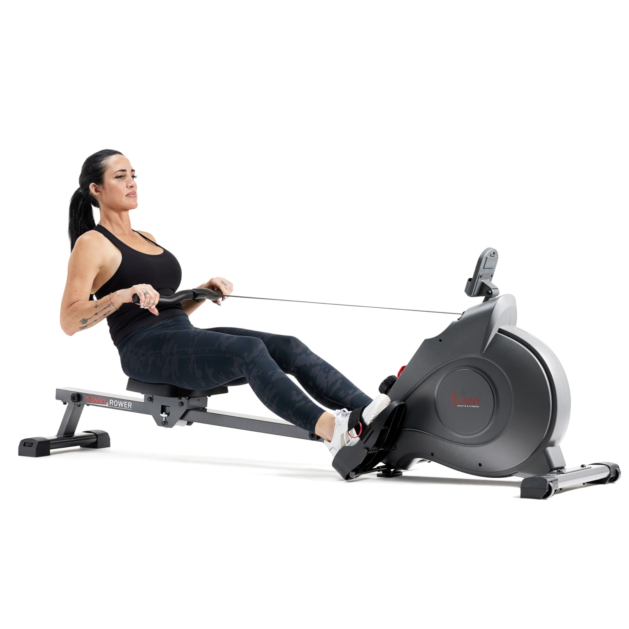 Mua Magnetic Rowing Machine with Extended Slide Rail, Full-Body Workout ...