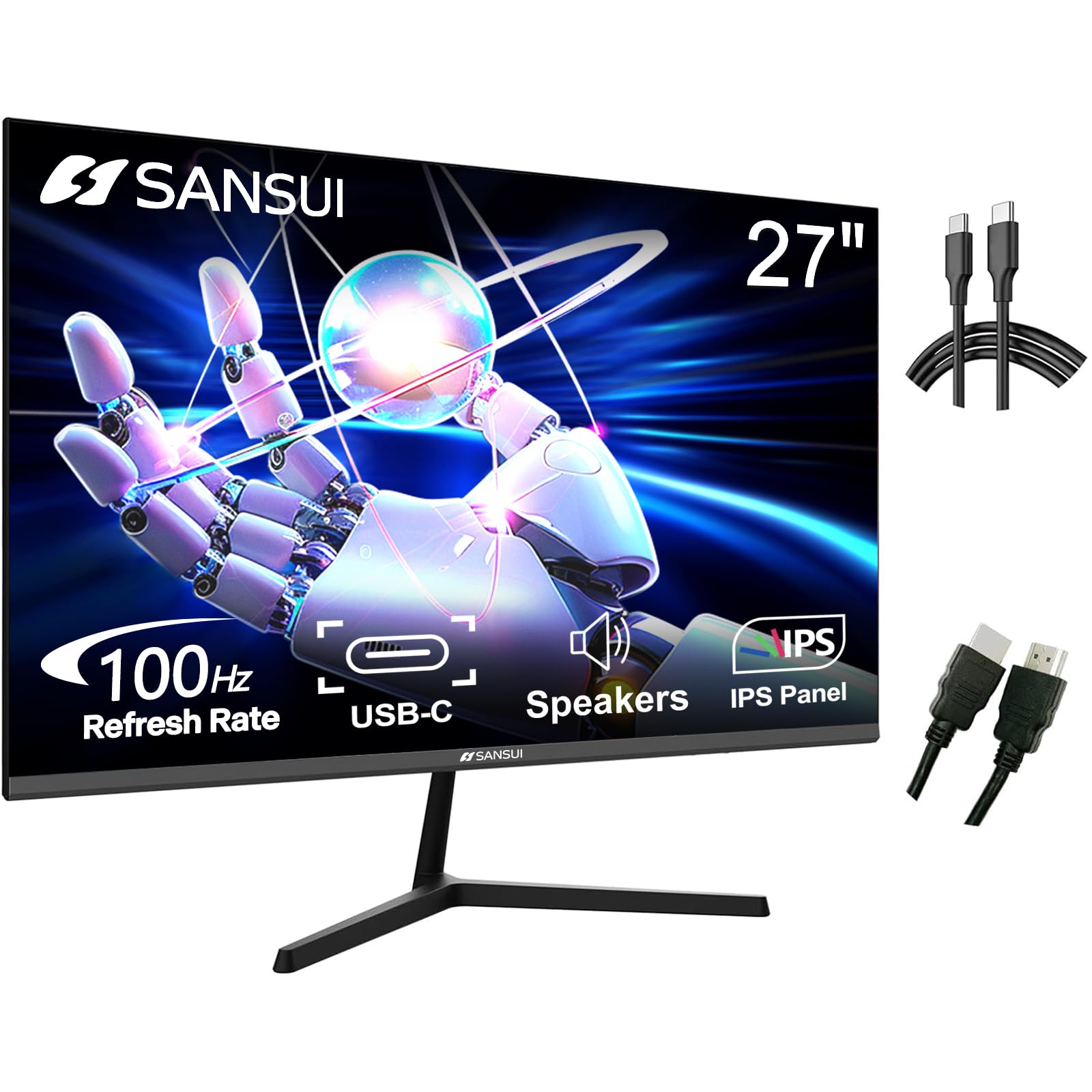 Mua SANSUI 27 Inch ES-27X3 Monitor | 100Hz | USB-C, HDMI, DP trên ...