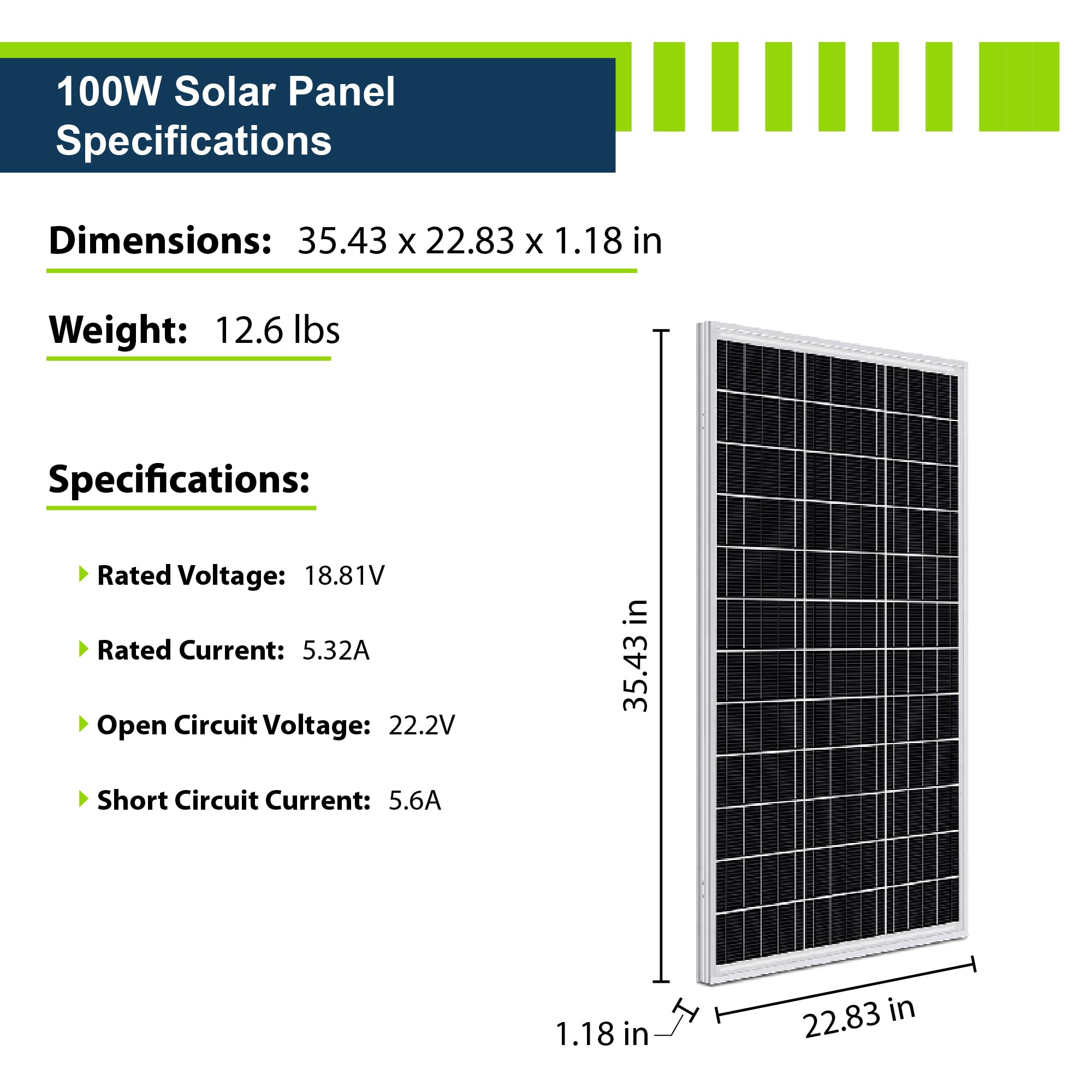 ExpertPower 800W 12V Solar Panel Kit | 800W Mono Rigid Solar Panels ...