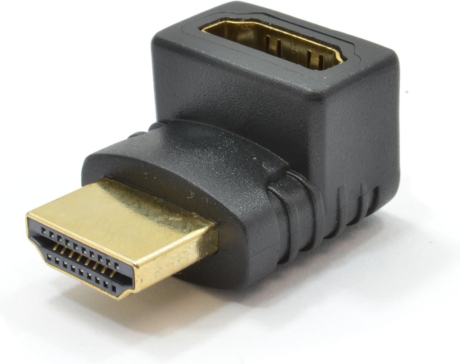 HDMI Femelle Femelle vers Droit Angle HDMI Fiche Adaptateur ...