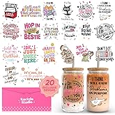 Amazon.com: AFRITEE Transfer UV DTF Decals - 20 Sheets Mama Needs Coffee Uvdtf Cup Wraps for 16 ...