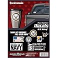 Amazon.com - United States Navy - 11 Piece USN Licensed Stickers for ...
