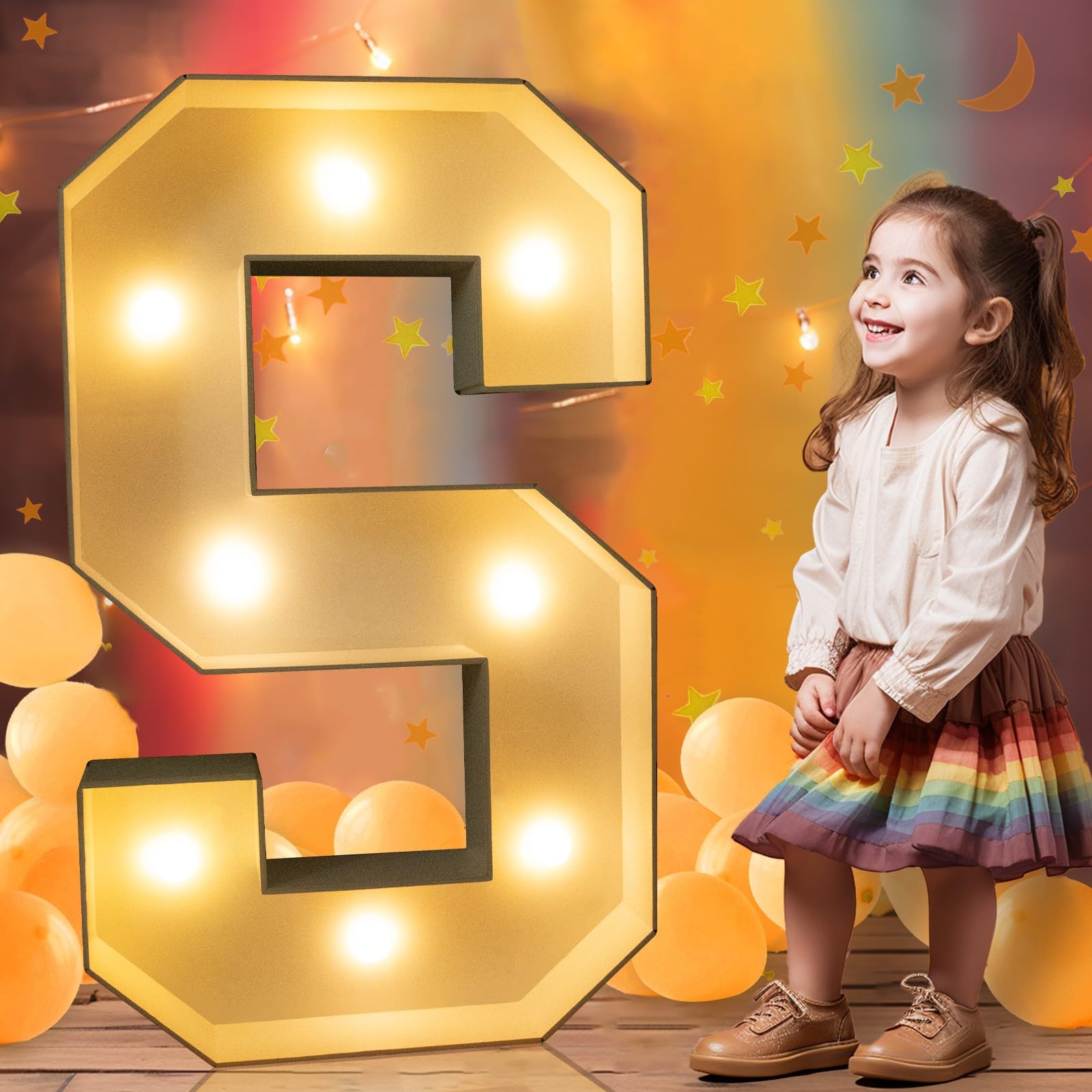 Ledido 3FT Marquee Light Up Letters, Large Light Up Letters, Marquee ...