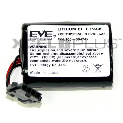Visonic Powermax Bell Box Siren Battery for MCS-730, MCS-710, 0-9912-K ...