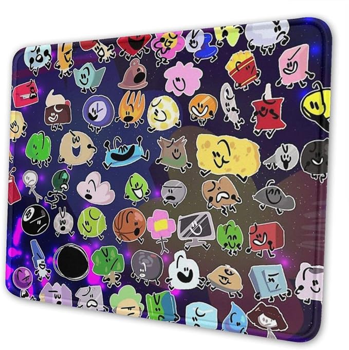 Battle for Bfdi Mouse Pad Non-Slip Gaming Mouse Pad with Stitched Edge ...
