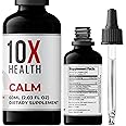 Amazon.com: 10X Health Calm GABA L-theanine Supplement Liquid Drops ...