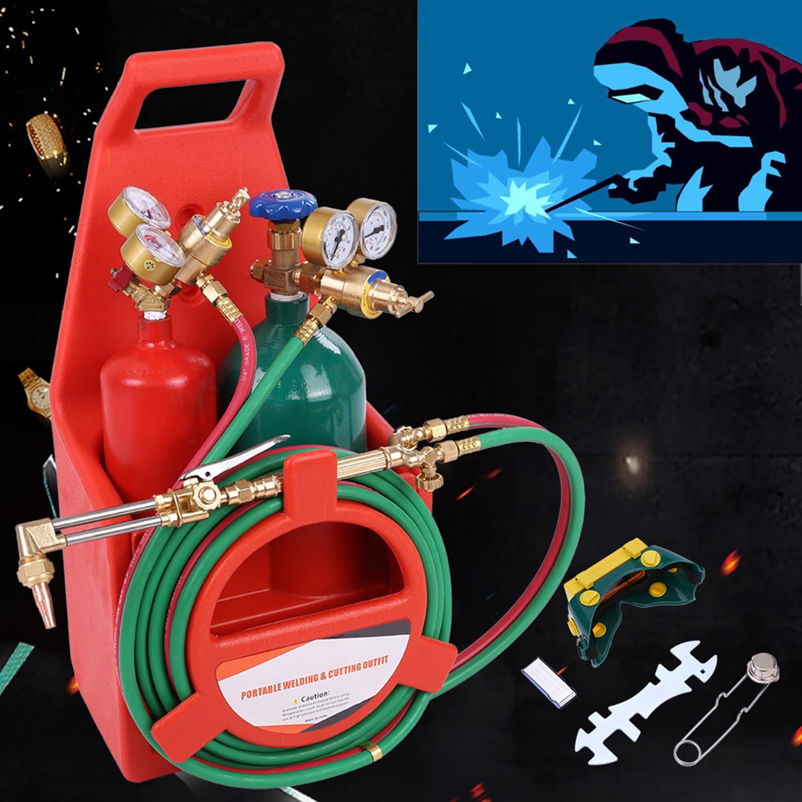 Mua Oxygen Acetylene Torch Kit,Welding Brazing Cutting Torch Kit with ...