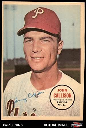 Amazon.com: 1967 Topps # 14 Johnny Callison Philadelphia Phillies ...
