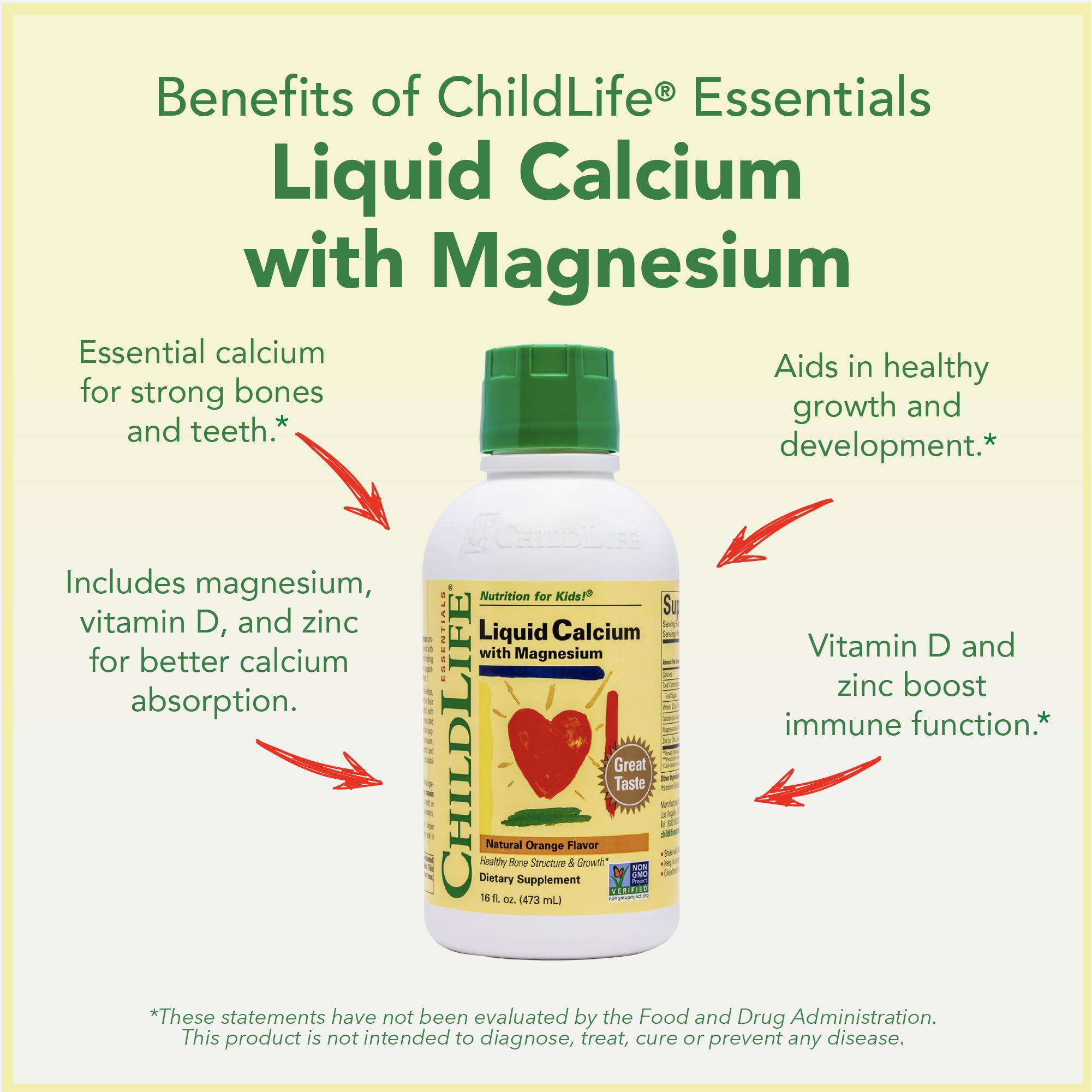Mua CHILDLIFE ESSENTIALS Liquid Calcium Supplement for Kids - Baby ...
