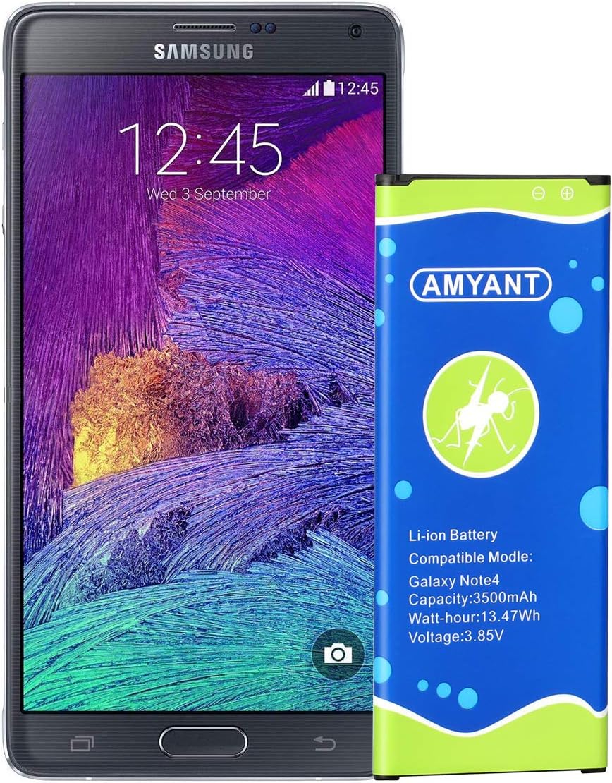 Amazon.com: Galaxy Note 4 Battery Amyant 3500mAh Galaxy Note4 Li-ion ...