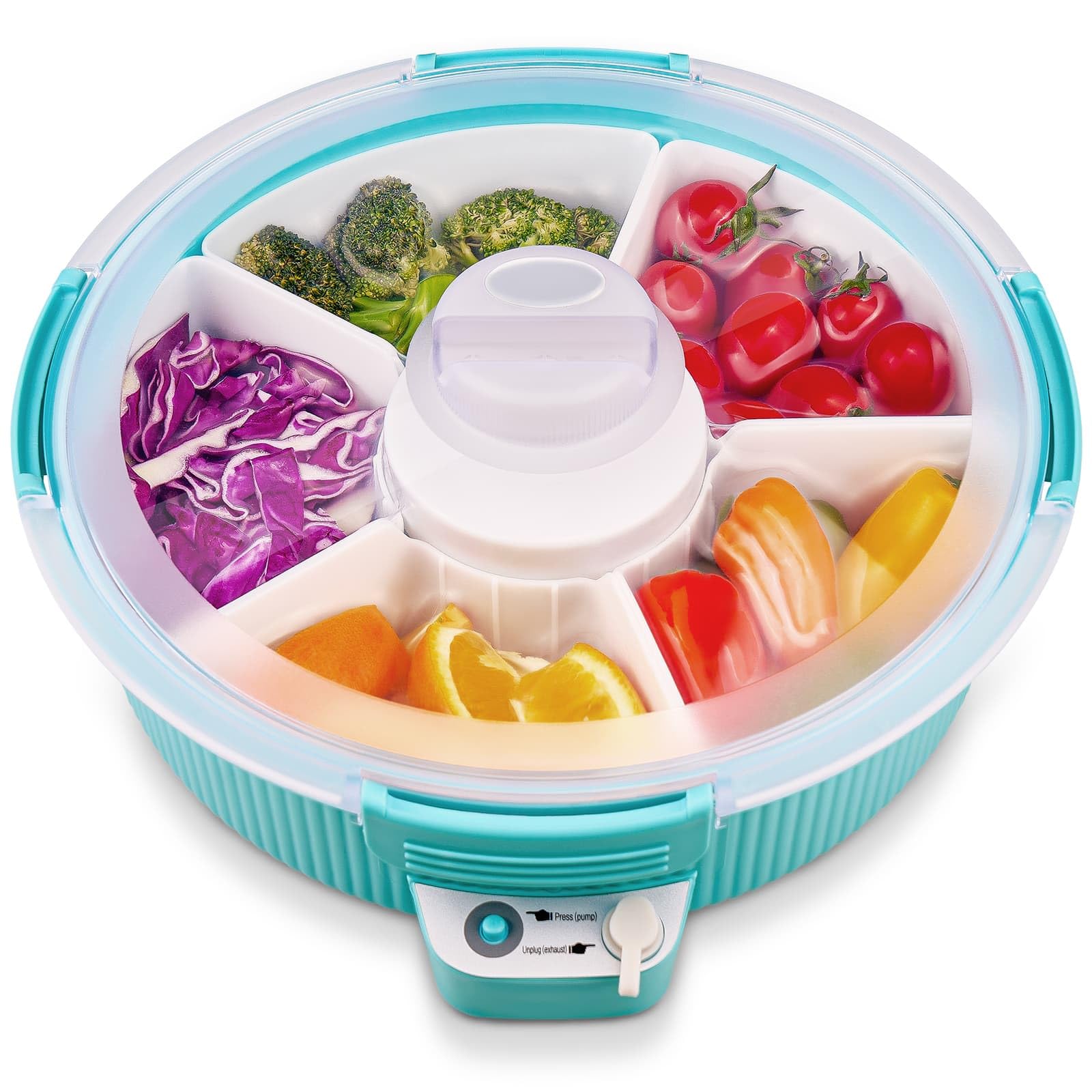 DEPAD Fresh Pods for Food, Electric Vacuum Sealed Avocado Saver, Fruit ...