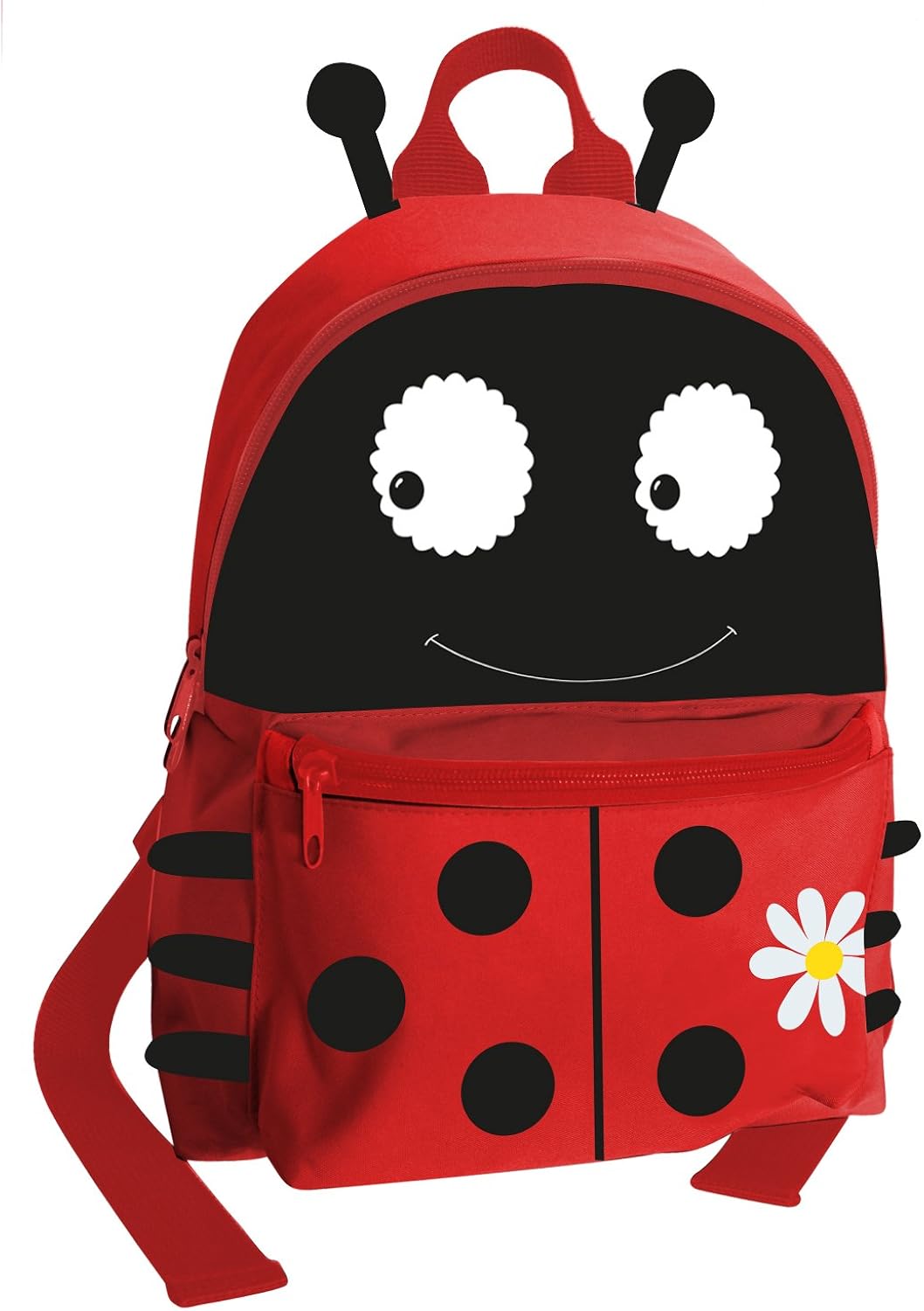 Marienkäfer Rucksack Kindergarten Rucksack rot Marienkäfer ca. 30x27cm ...