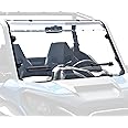 Amazon.com: SAUTVS Vented Full Front Windshield for Can-Am Commander ...
