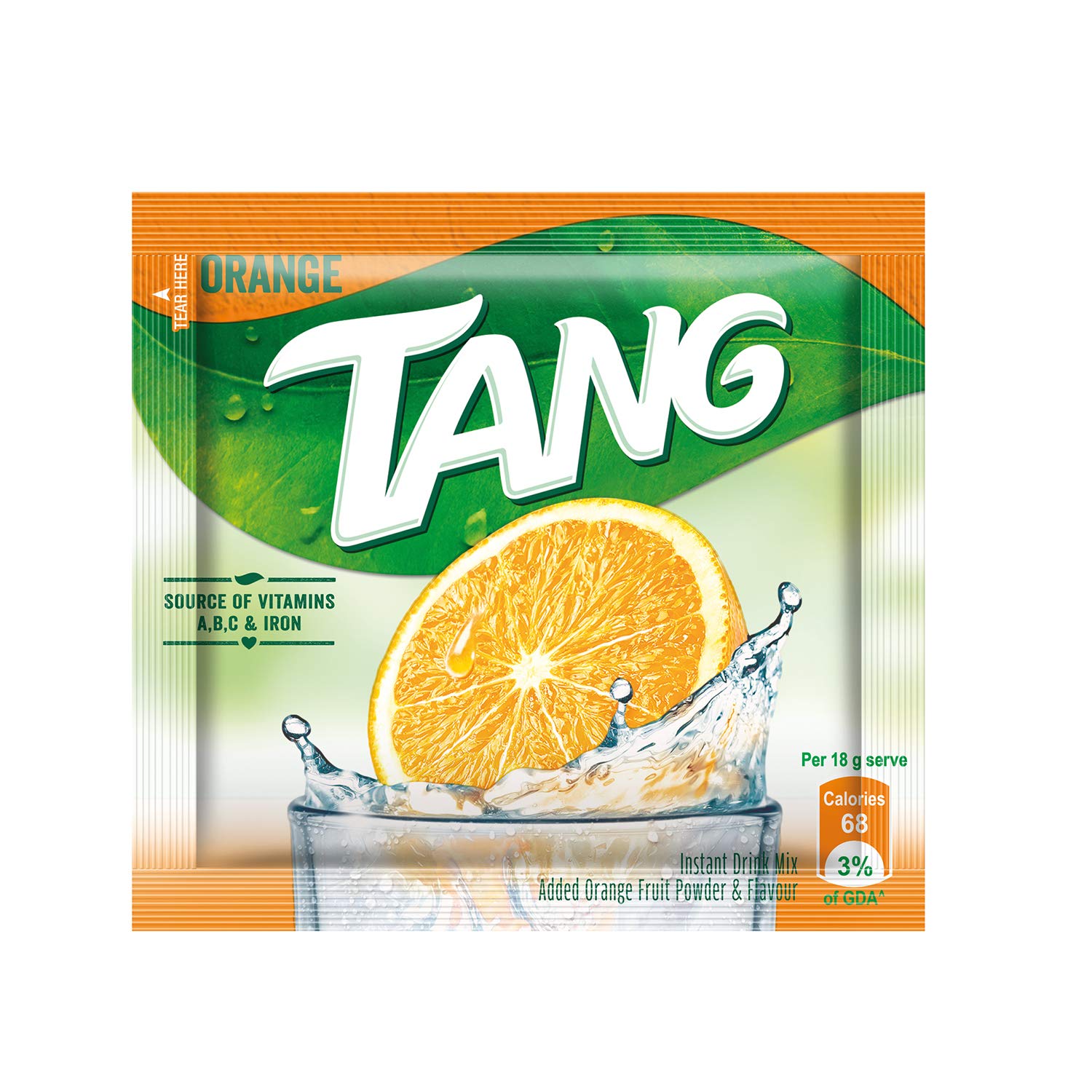 Tang Orange Instant Drink Mix, 18g (Pack of 60): Amazon.in: Grocery ...