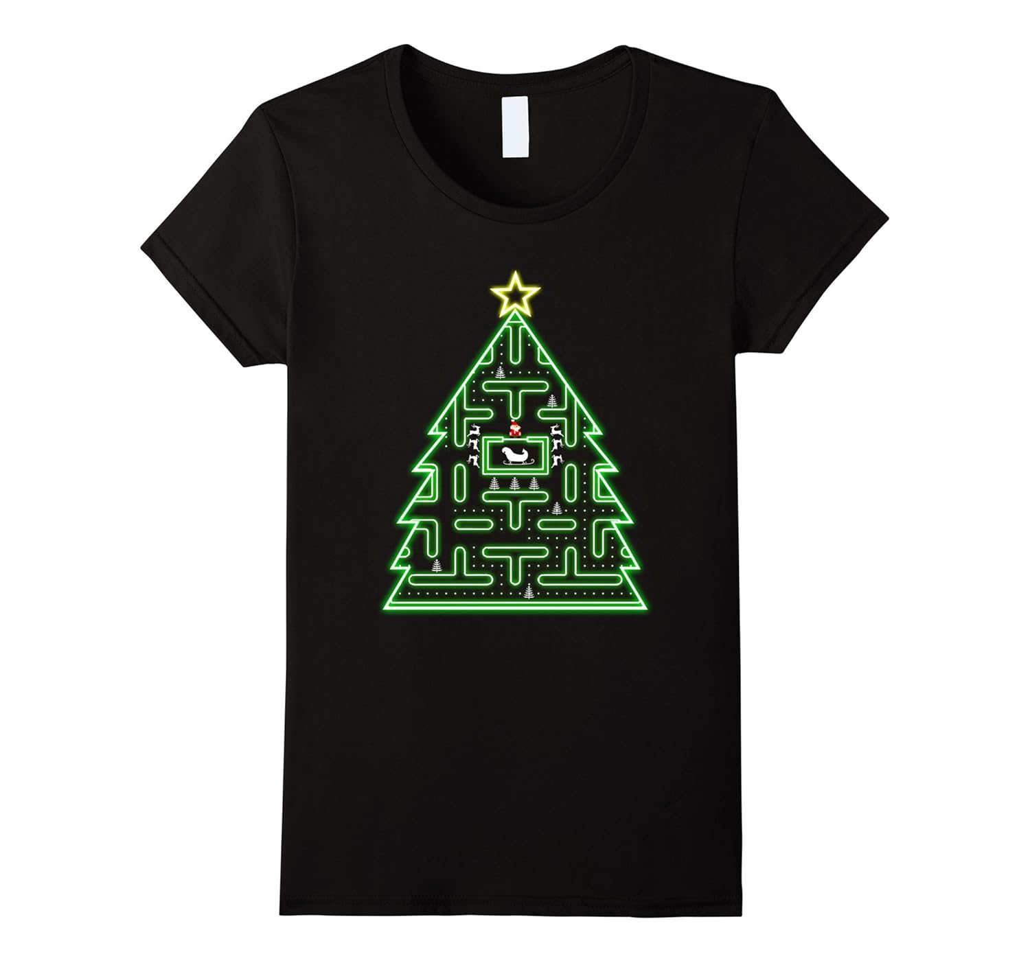 Game Christmas Tree T-Shirt Funny Gamer Xmas Shirt