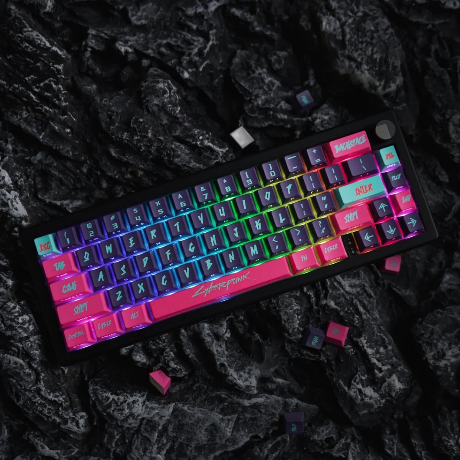 Mua REDQIN PBT Keycaps - Jade Double Shot PBT Keycaps RSA Profile Shine ...