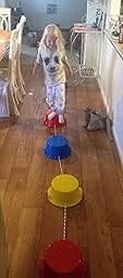 Amazon.com: School Smart Stepping Buckets Balance Builders - 5 x 12 ...