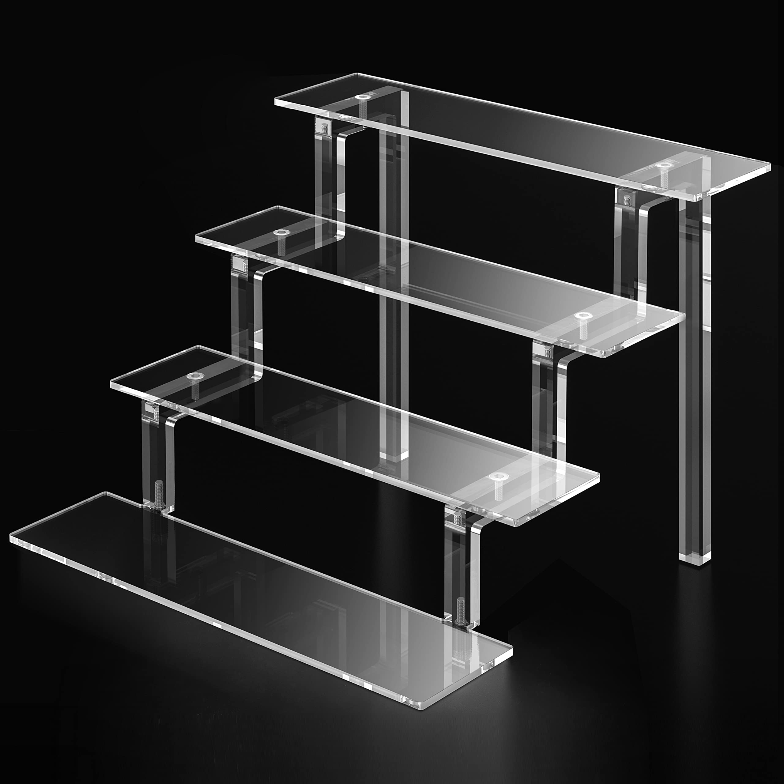 Mua Acrylic Risers Display Stands, Clear Perfume Organizer, 4 Tier ...