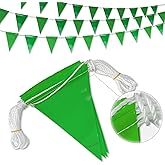 Amazon.com: NACARUM Green & White & Black Pennant Banner Flags | OSHA ...