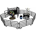 Amazon.com: Big Country Toys 13 Piece PBR Bull Riding Playset - Rodeo ...