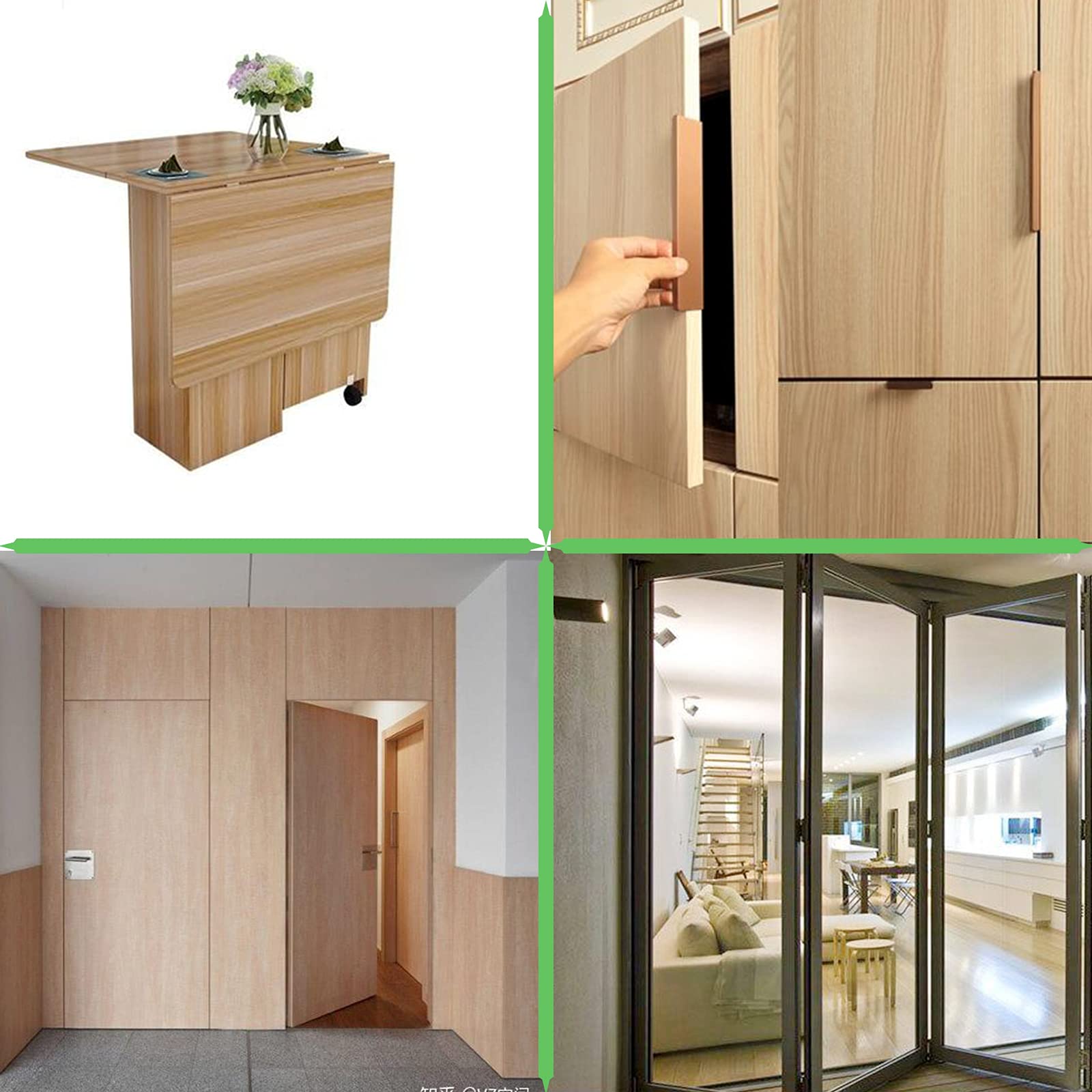 Mua 4Pack Hidden Hinges for Doors , 1-3/4” Stainless Steel Invisible ...