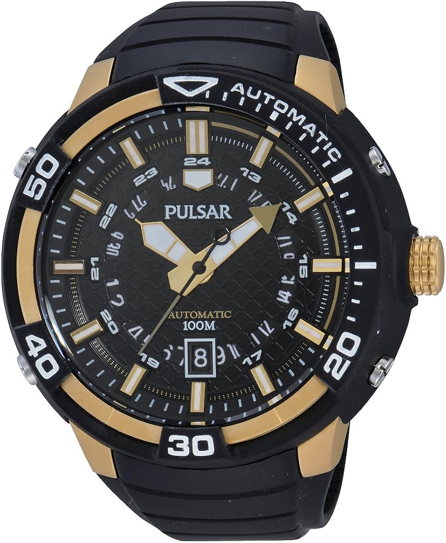 Pulsar Herren-Armbanduhr XL Sport Analog Automatik Edelstahl PU4050X1 ...