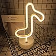 Led Music Notes Shaped Neon Lights Decor Light Led Night Light Wall ...