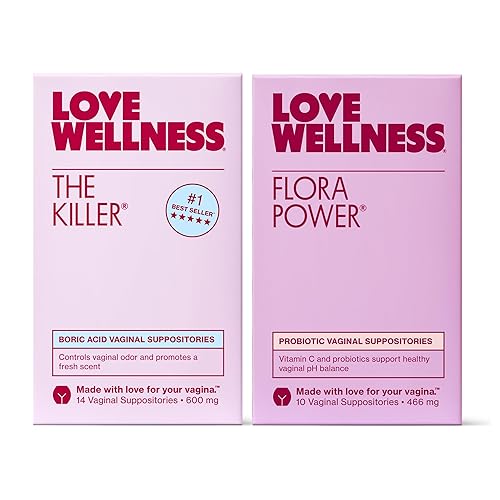 Love Wellness The Killer & Flora Power | Vaginal Suppository Duo with ...