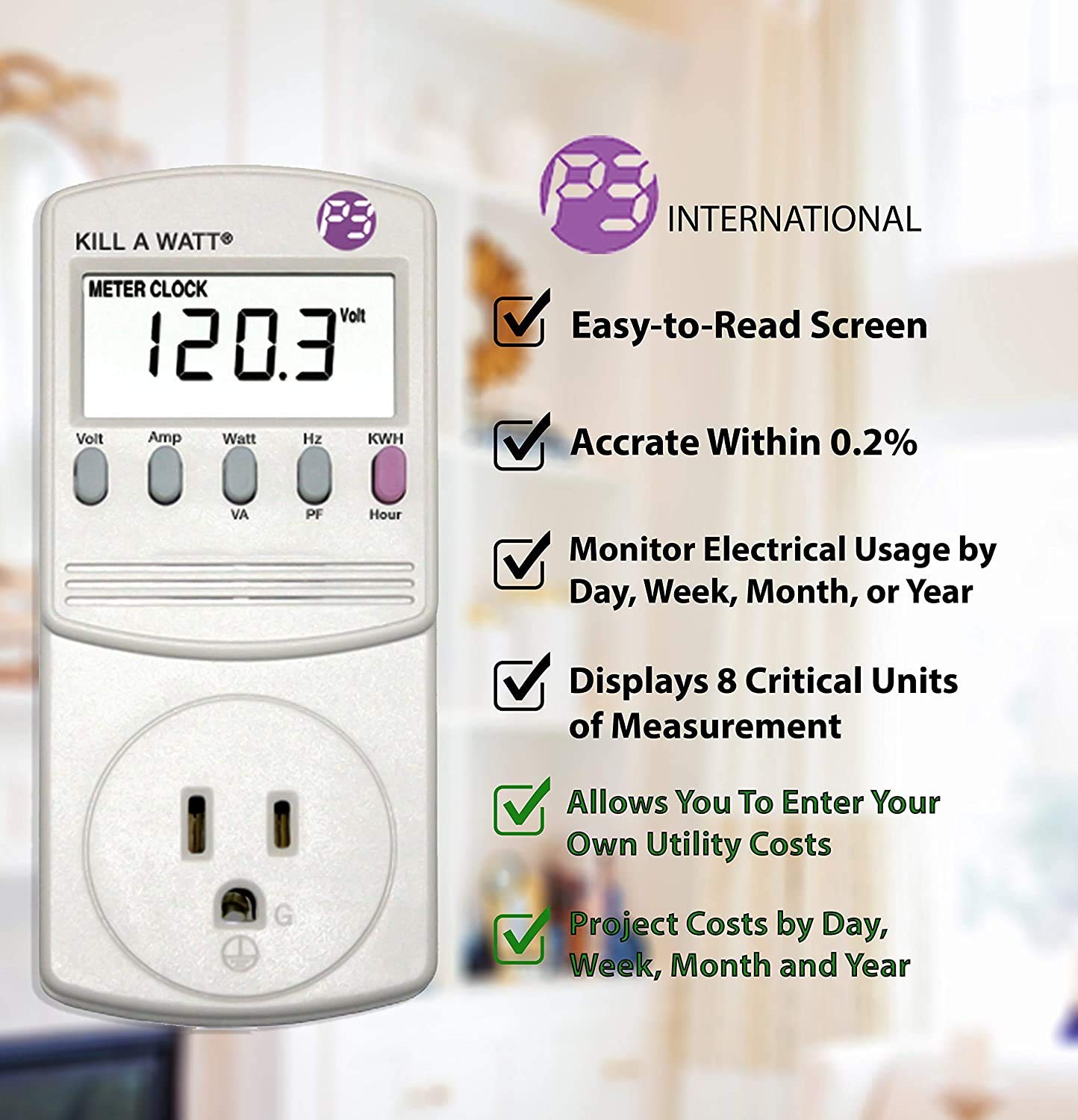 Mua P3 International P4460 Kill A Watt EZ Electricity Usage Monitor ...