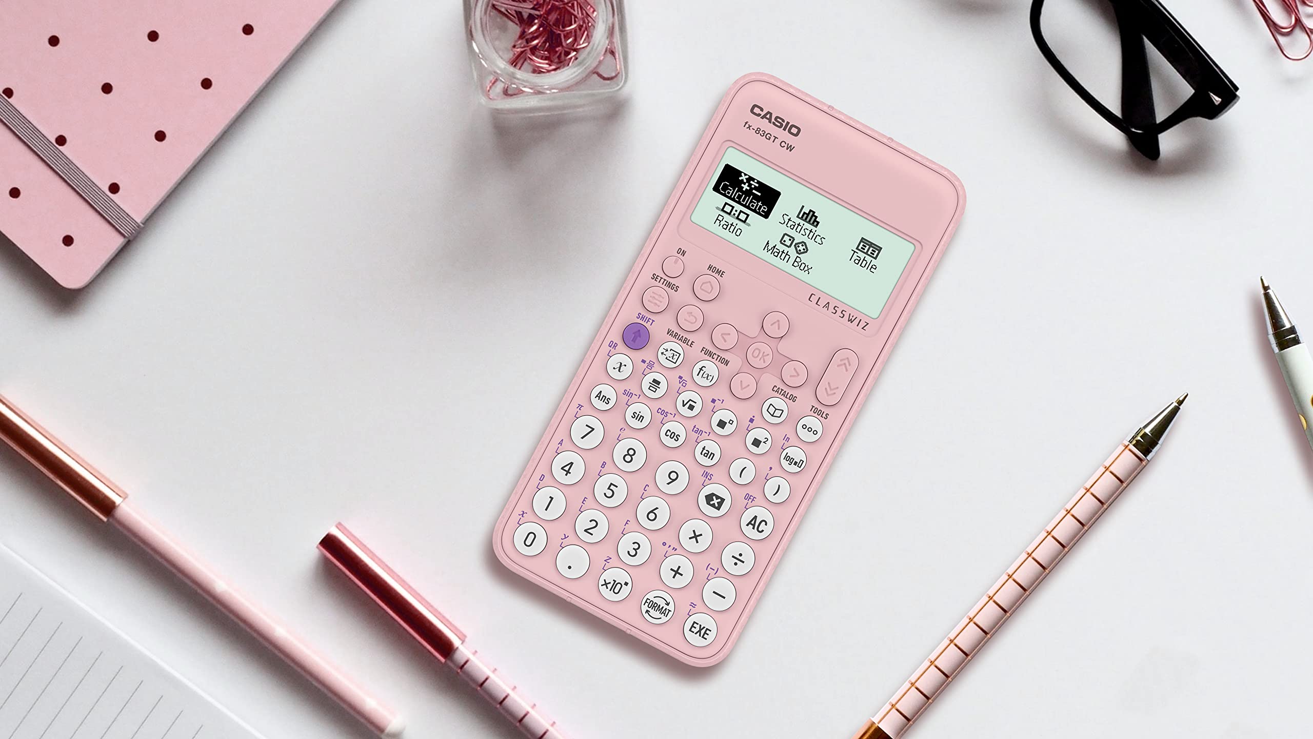 Mua Casio FX-83GTCW Pink Scientific Calculator trên Amazon Mỹ chính ...