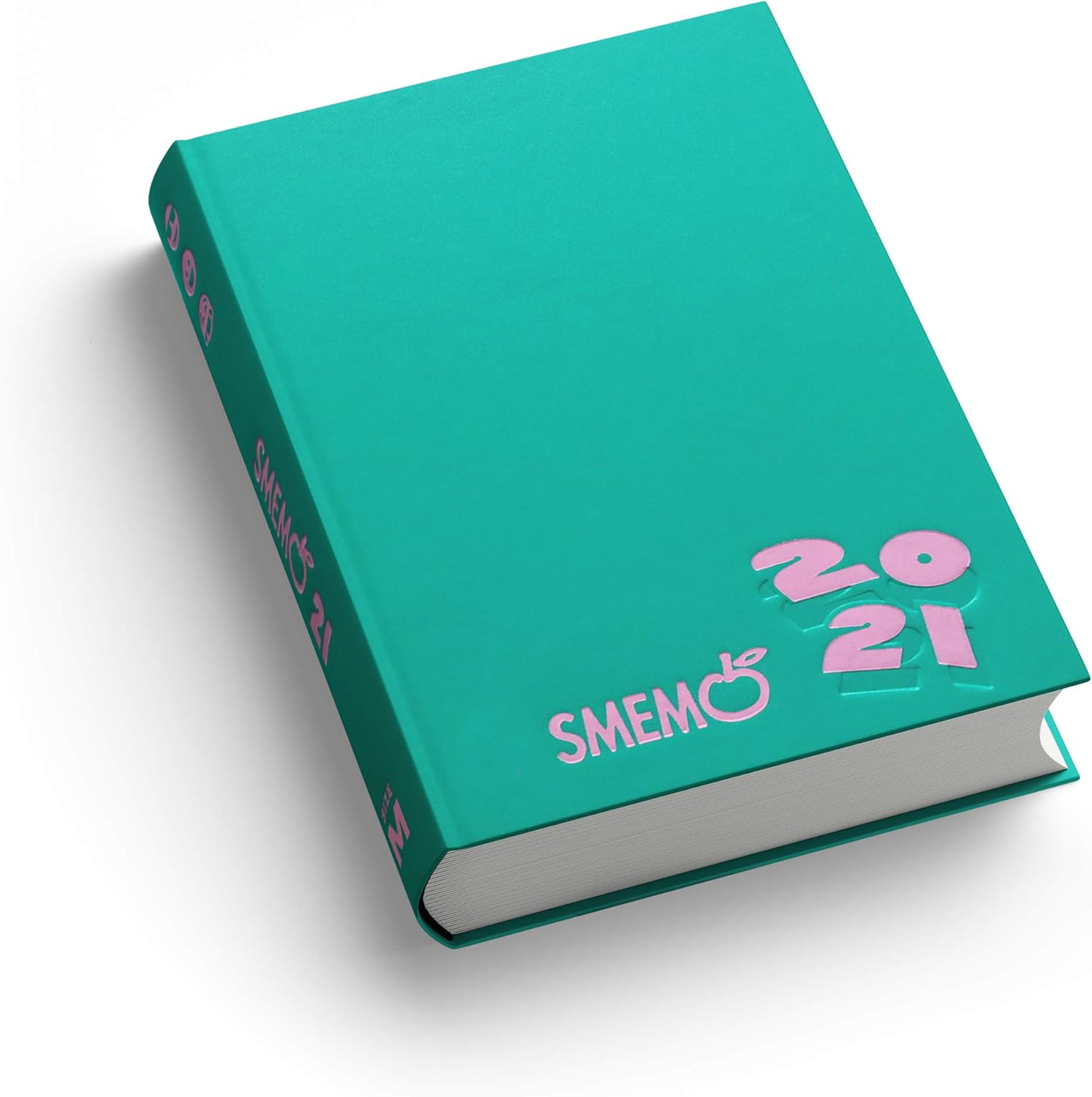 Smemo – Diary 2020/2021 16 Months – Green Logo Pink – 11 x 15 cm – BigaMart