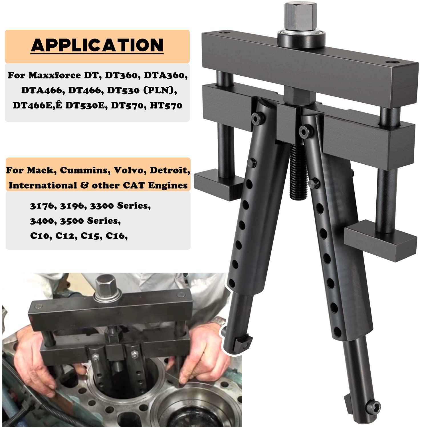 Mua Universal Cylinder Liner Puller Assembly Heavy Duty Diesel Engine ...