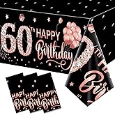 Amazon.com: Uiorgui 9Pcs 60th Birthday Decorations Honeycomb Centerpiece for Women, Rose Gold ...