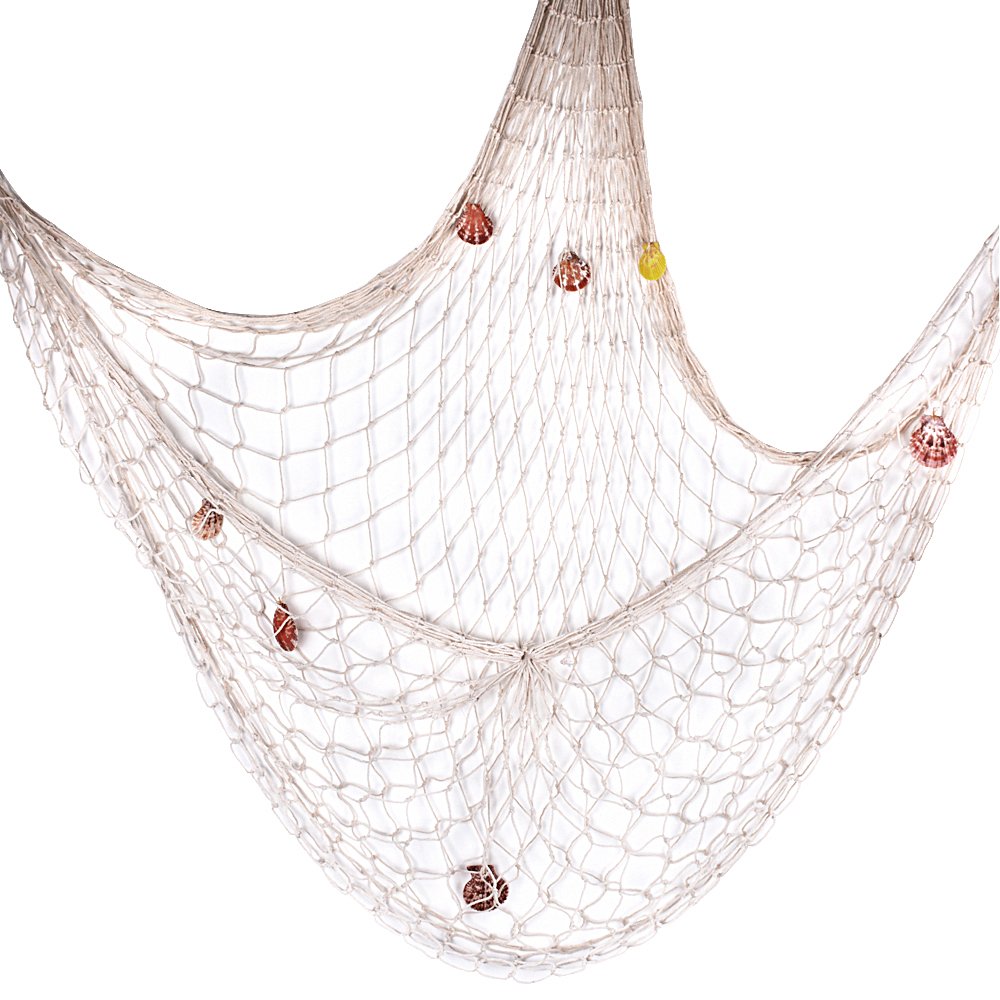 (200 * 150cm) Rete da Pesca Decorativa con Conchighie Stile ...