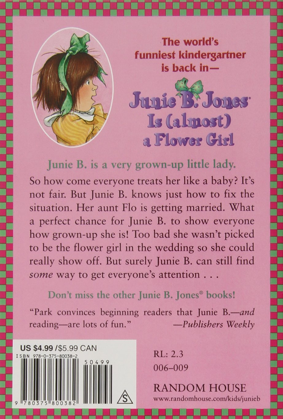 Junie B Jones Is Almost A Flower Girl Reading Level | Best Flower Site