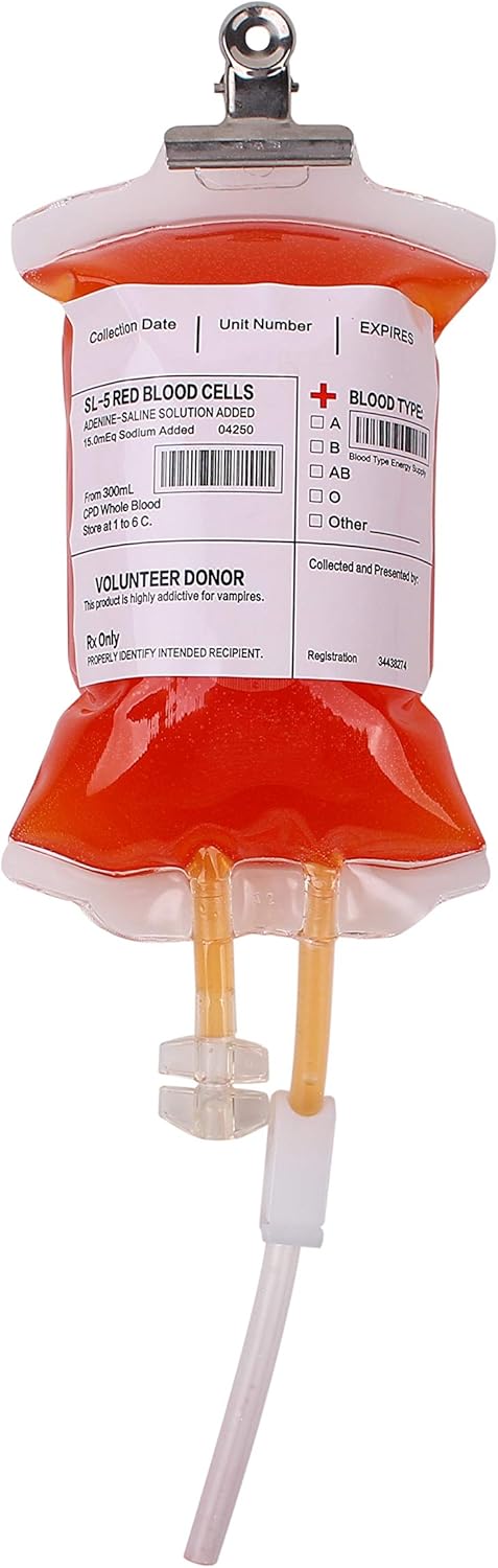 Halloween Blood Bag for Drinks-SMAZ LIFE Novelty Item IV Bag/Container ...