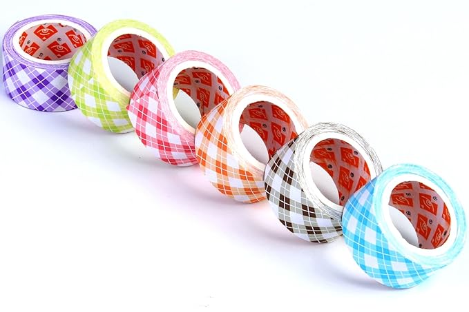 Paper Tape Set Of 6 Colorful And Paper Tapes For decorations Like Art ...