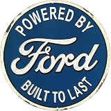 Amazon.com: Open Road Brands Ford Motors Embossed Metal Sign : Home ...