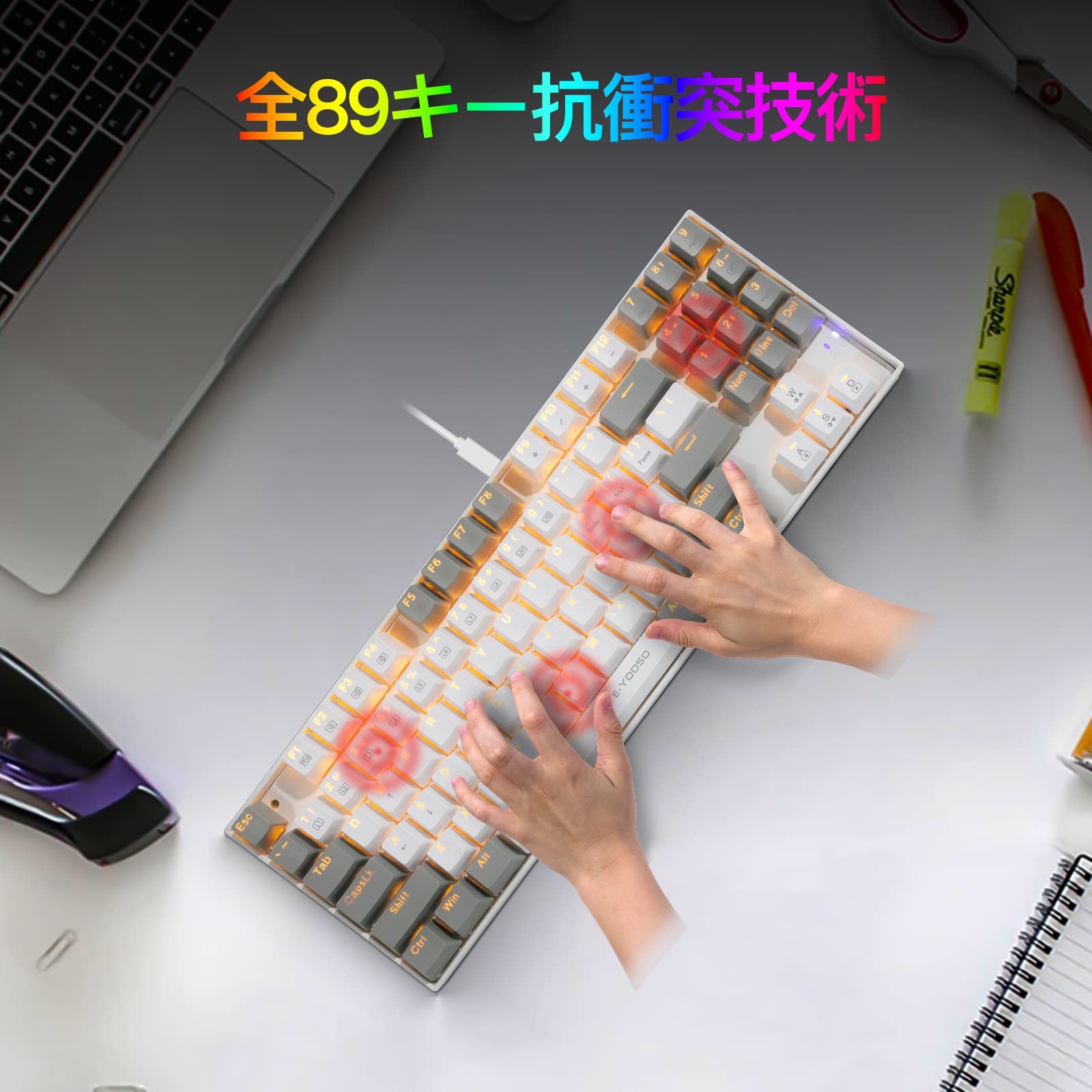 Mua eElement Mechanical Gaming Keyboard 89 Keys Red Axis Blue Axis ...