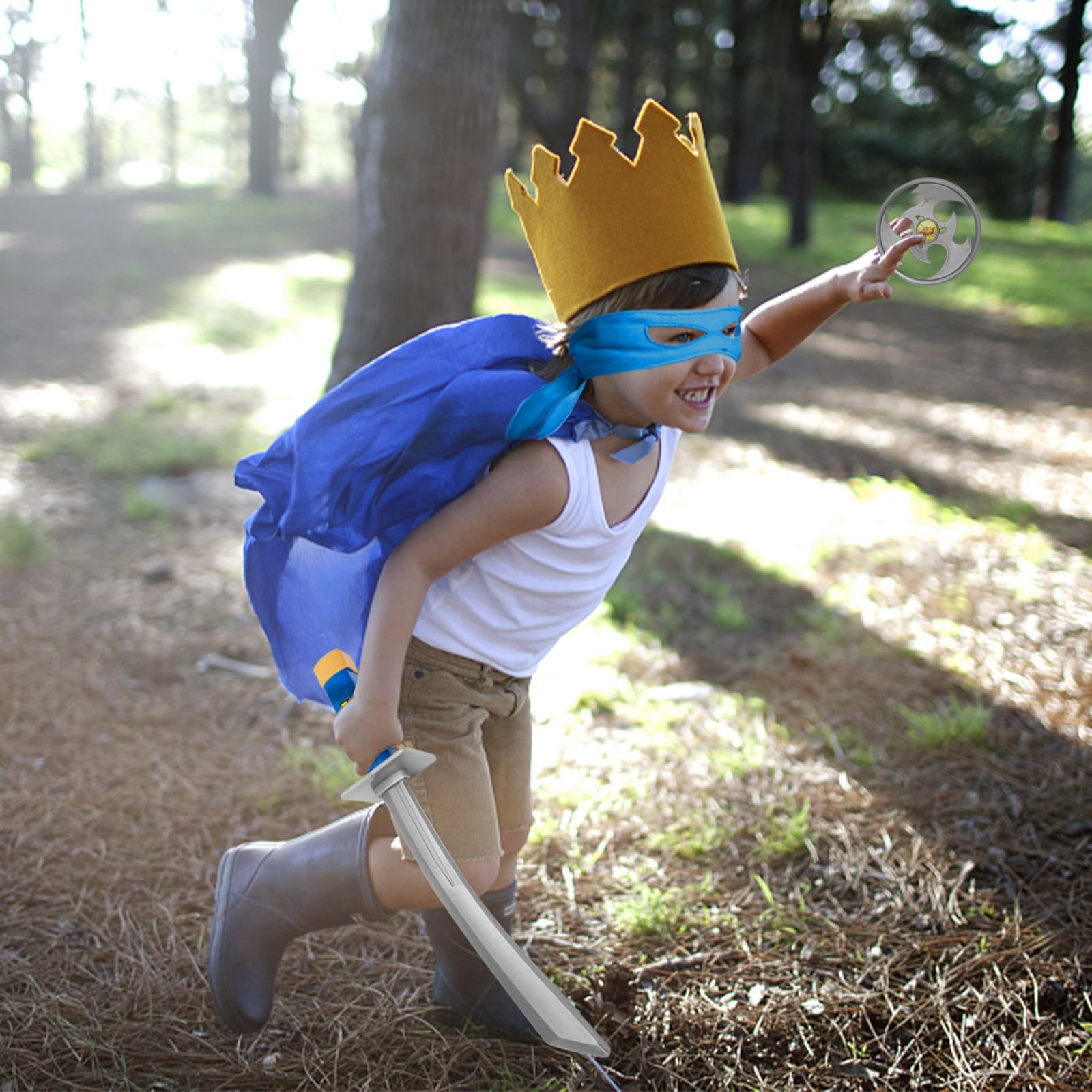 Avazera Turtle Shell Superhero Cosplay Costume Props Weapon Mask Kid ...