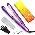 Amazon.com : ANGENIL Professional Ion Flat Iron Curling Iron in One, Hair Straightener and ...