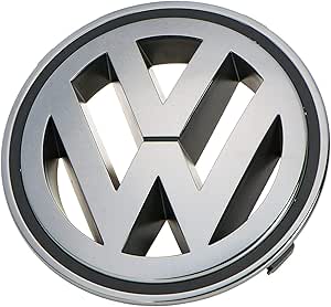 VW Volkswagen Front Grille Emblem CHROME GENUINE OEM Passat Jetta ...