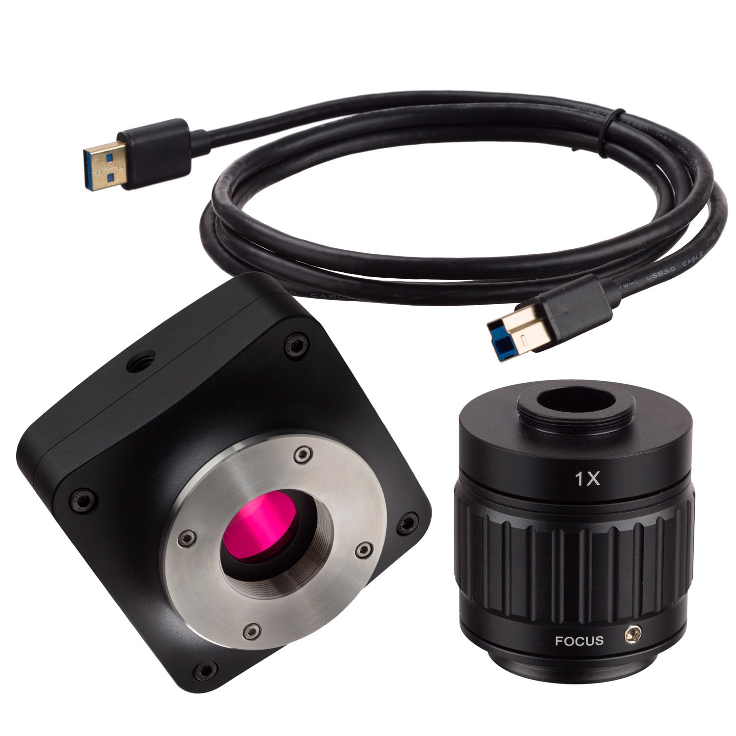 Stereo Microscopes AmScope 3.5X-90X Zoom Stereo Trinocular Microscope ...