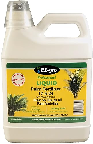 EZ-GRO 17-5-24 Palm Tree Fertilizer Liquid Plant Food - Perfect for ...