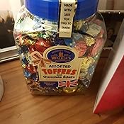 WALKERS NONSUCH Assorted Toffees and Chocolate Eclairs Jars 1.25 kg ...