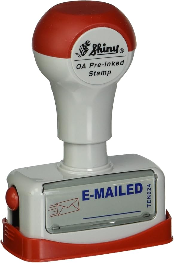 Amazon.com : Shiny Title Stamp - "e-Mailed", Two Color (TEN024 ...