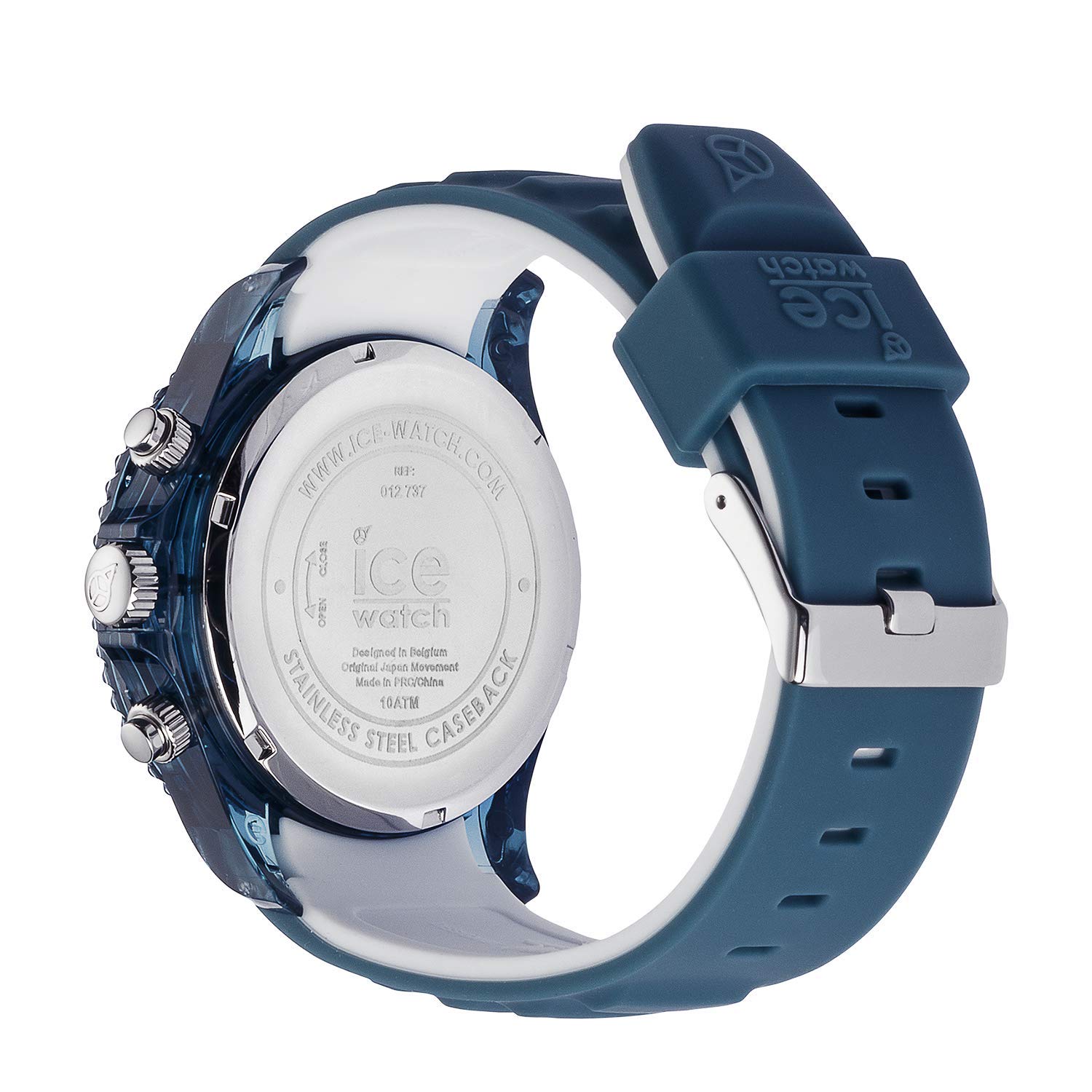 Ice Watch Ice Aqua Bluestone Men s Wristwatch With Silicon Strap Chrono ...