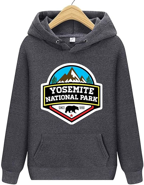 Yosemite National Park Digital Printing | Mens Classical Hoodie ...