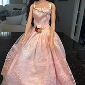 Amazon.com: Barbie Glitz Doll, Coral Dress: Toys & Games